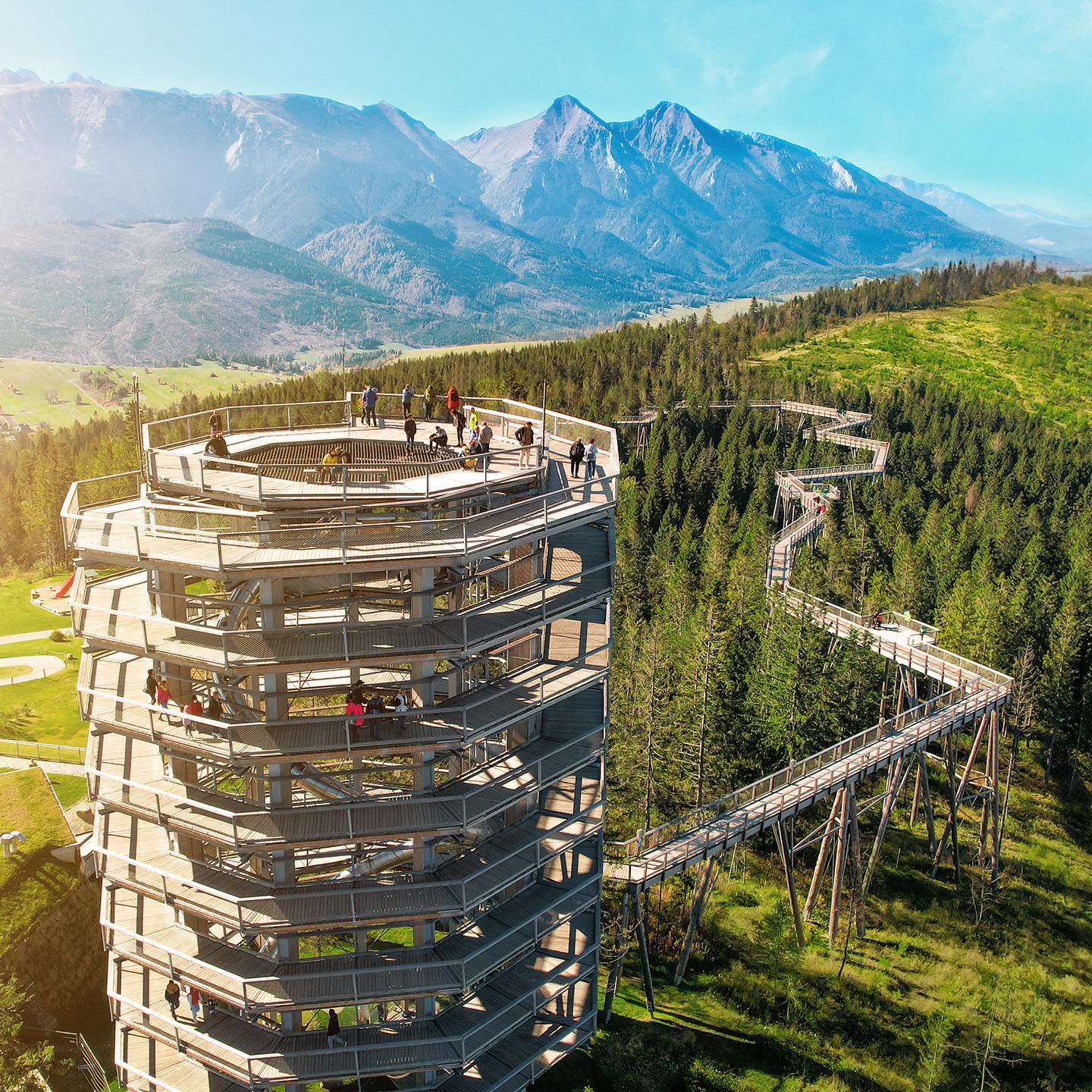 Walk in the Treetops 🏞️ Path in the Treetops | OtoTatry